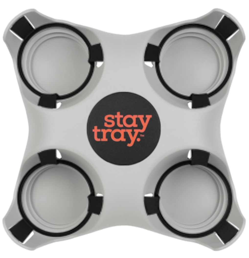 Stay tray | Recycled Plastic Cup Holder | Create Your Own 4 Cup Tray ...